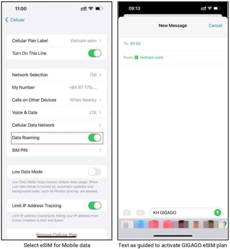 How to activate eSIM - AiraloEsim Canada