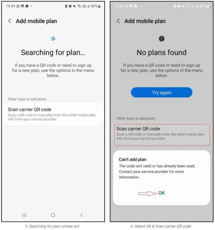 How to activate eSIM - AiraloEsim Canada