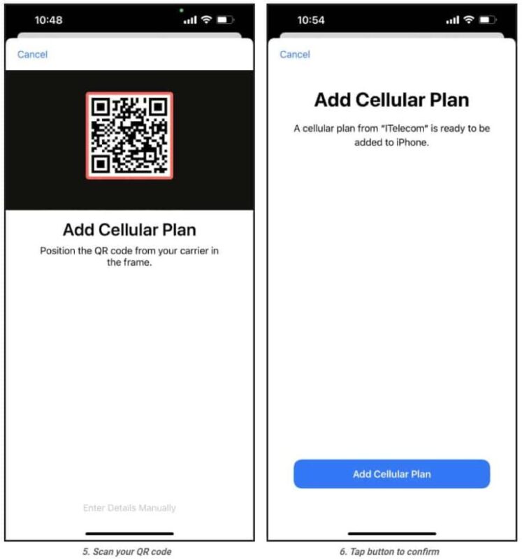 How to activate eSIM - AiraloEsim Canada